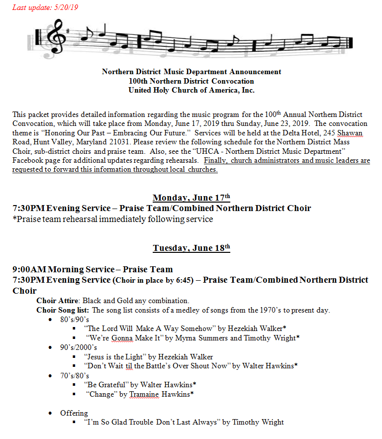 Music Department – Northern District Website Music Department – Northern District Website