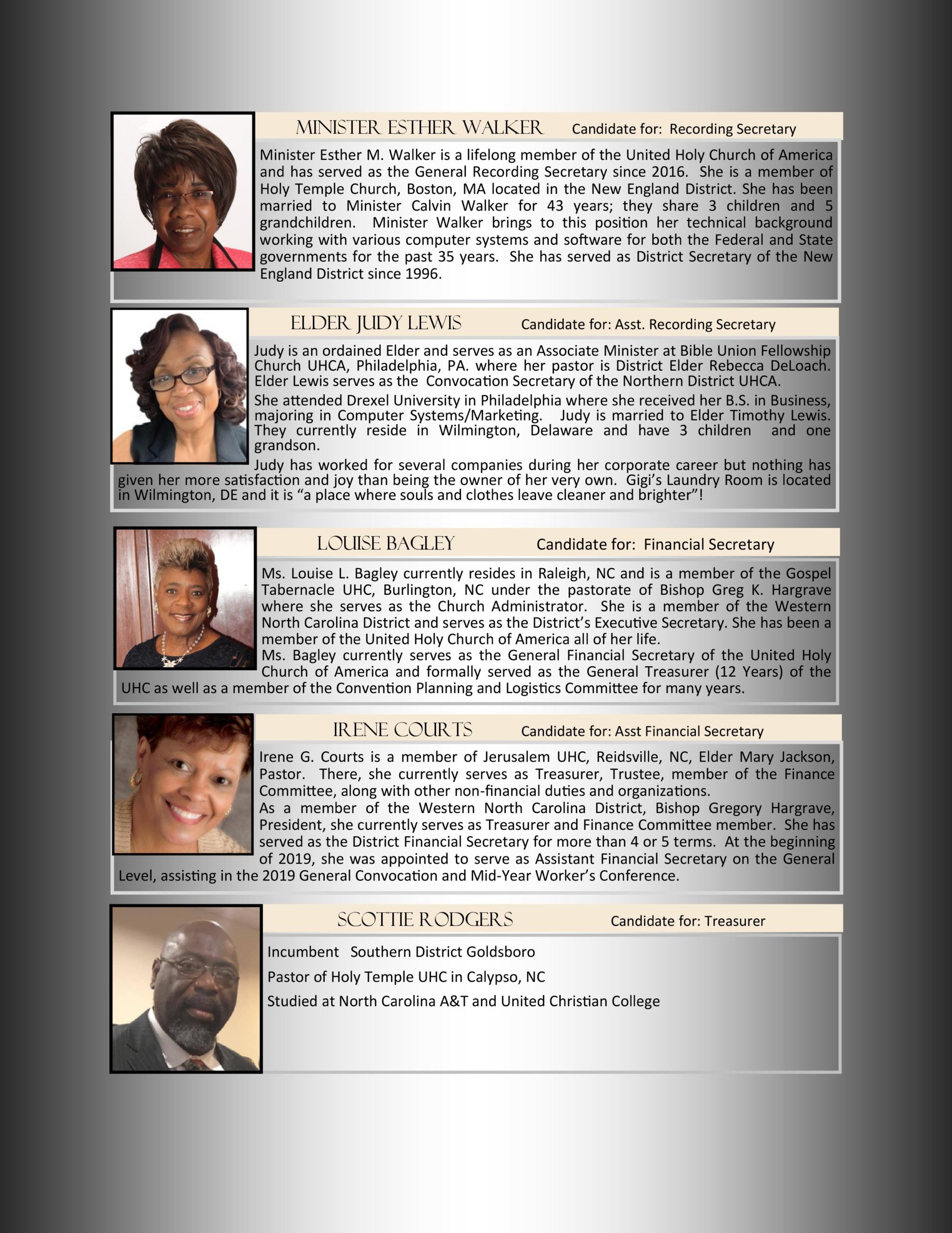 2020 General Election Slate – Northern District Website