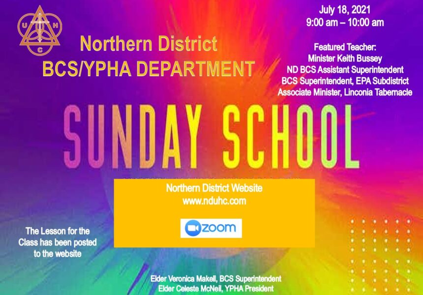 Northern District Website – United Holy Church Of America